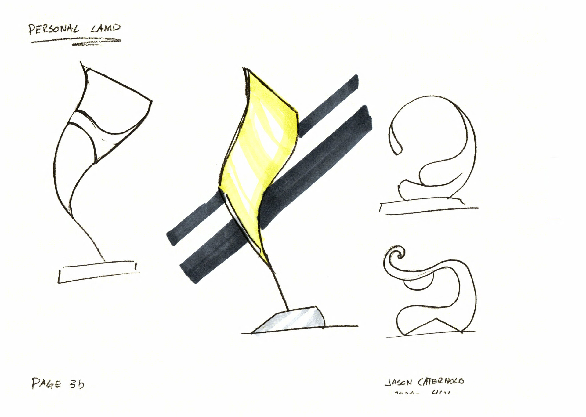 Jason Caternolo - Lamp & Personal Light Design Ideations