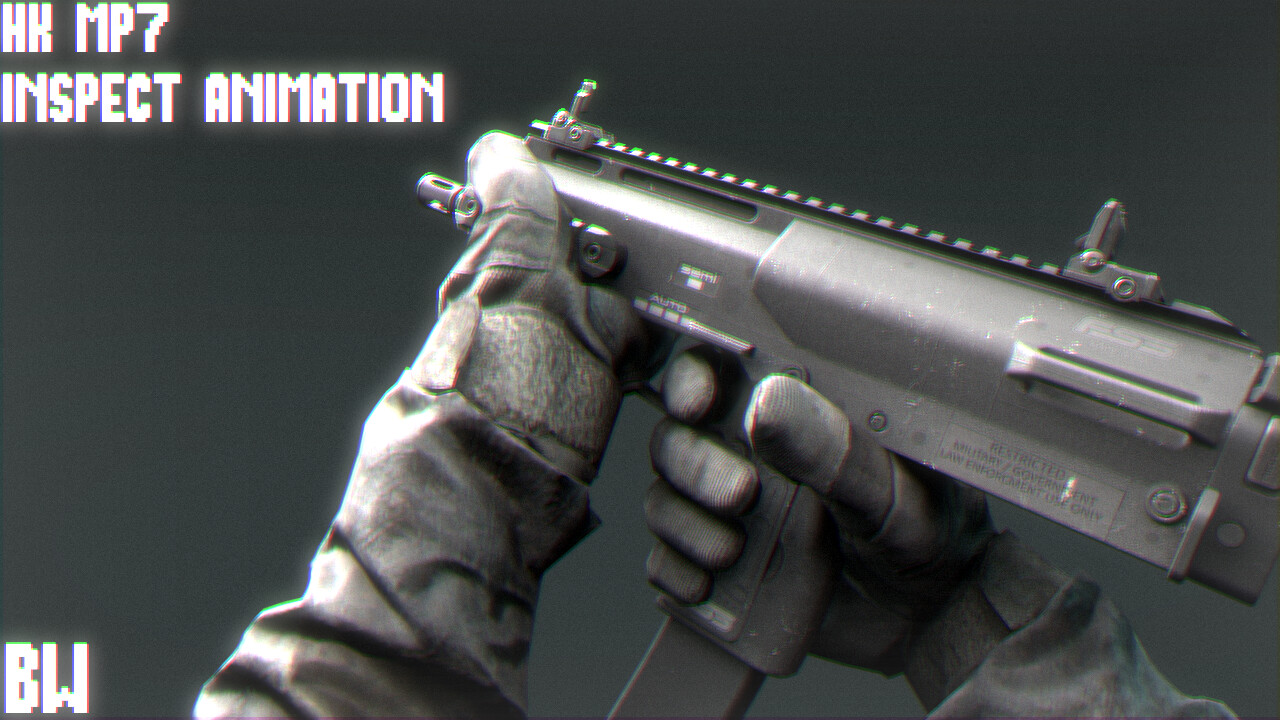 ArtStation - HK MP7 Inspect Animation | SFM