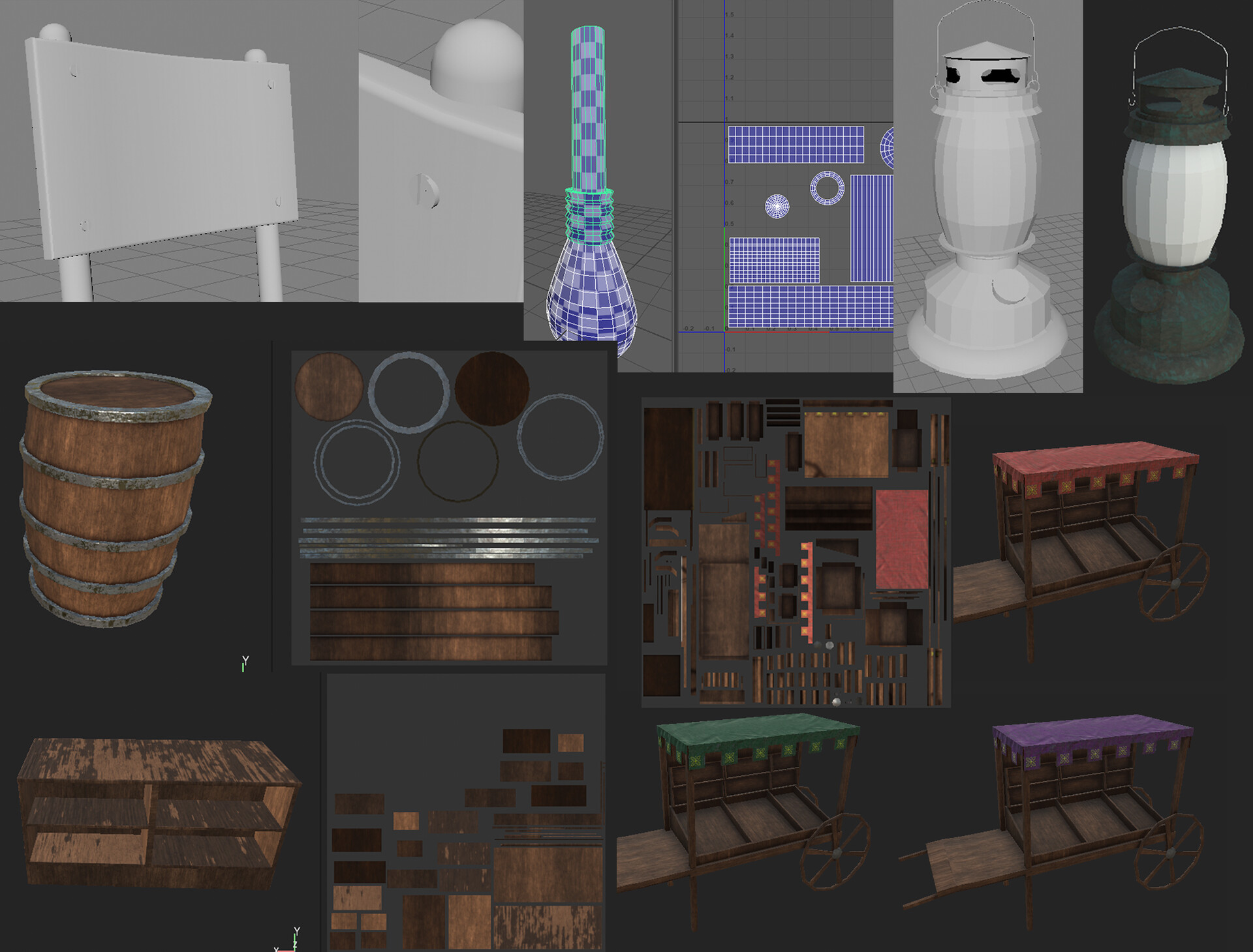 ArtStation - My story Scene progression