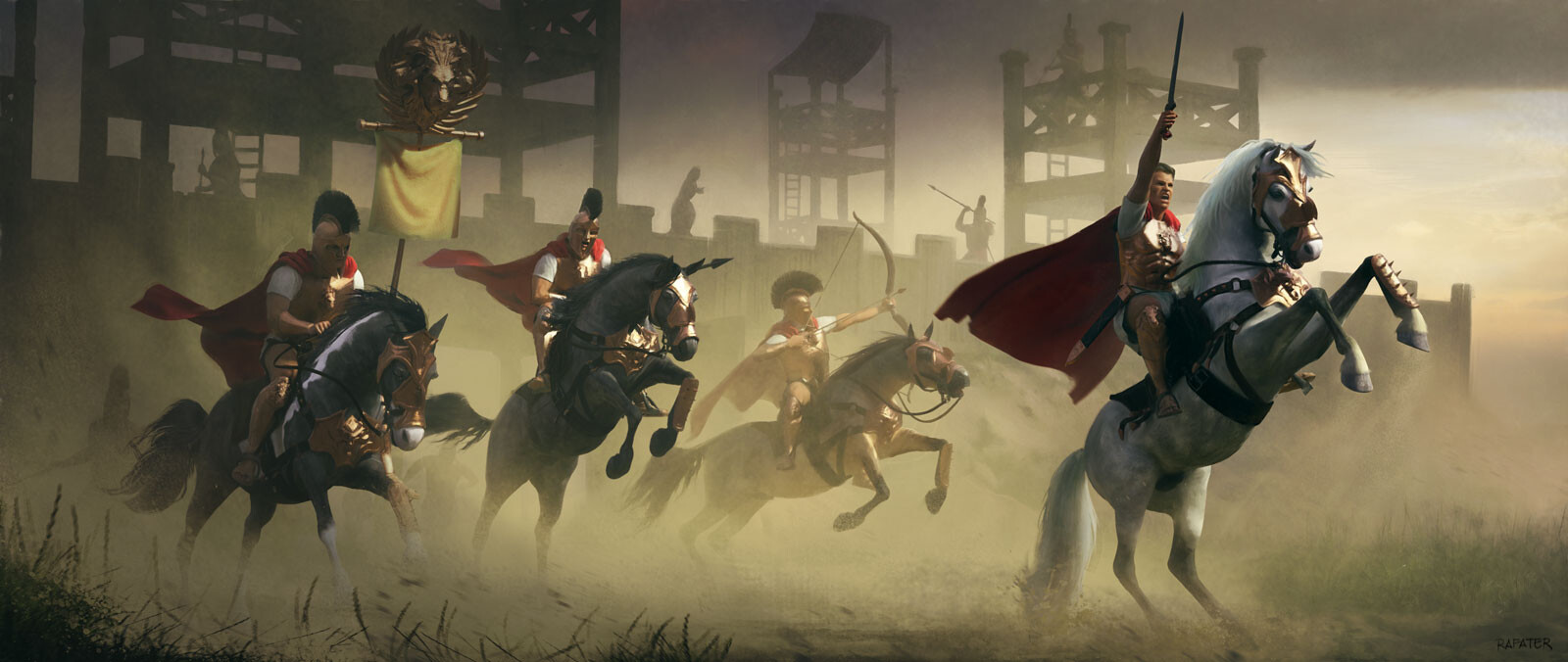 ArtStation - Ezio and Cavalry