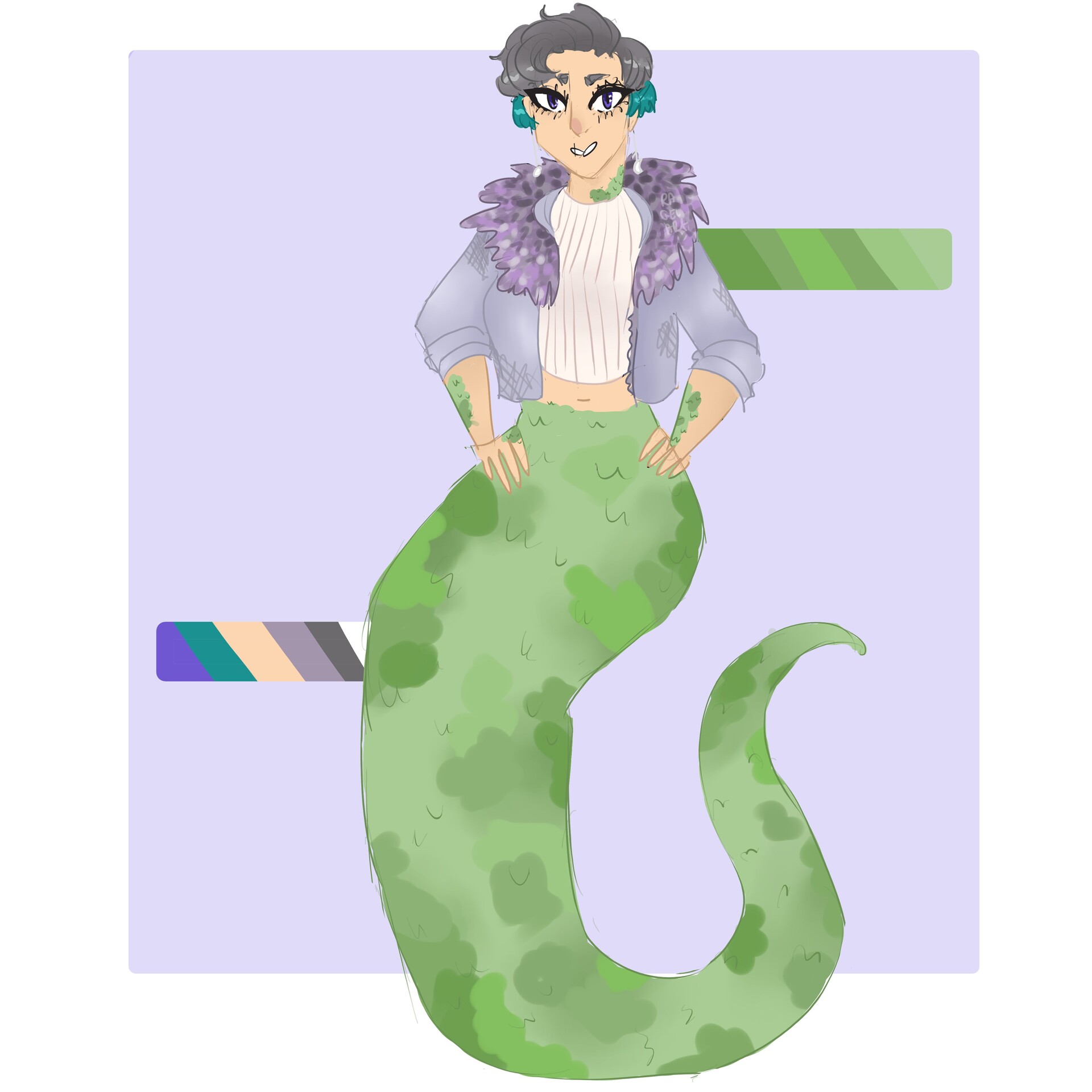 ArtStation - Layla - naga oc