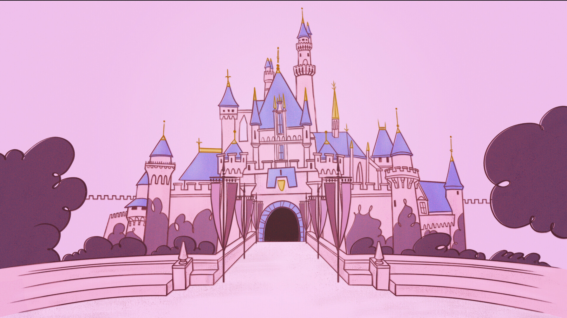 Rob Miller - Background Art - Disney + - Untold with Leslie Iwerks