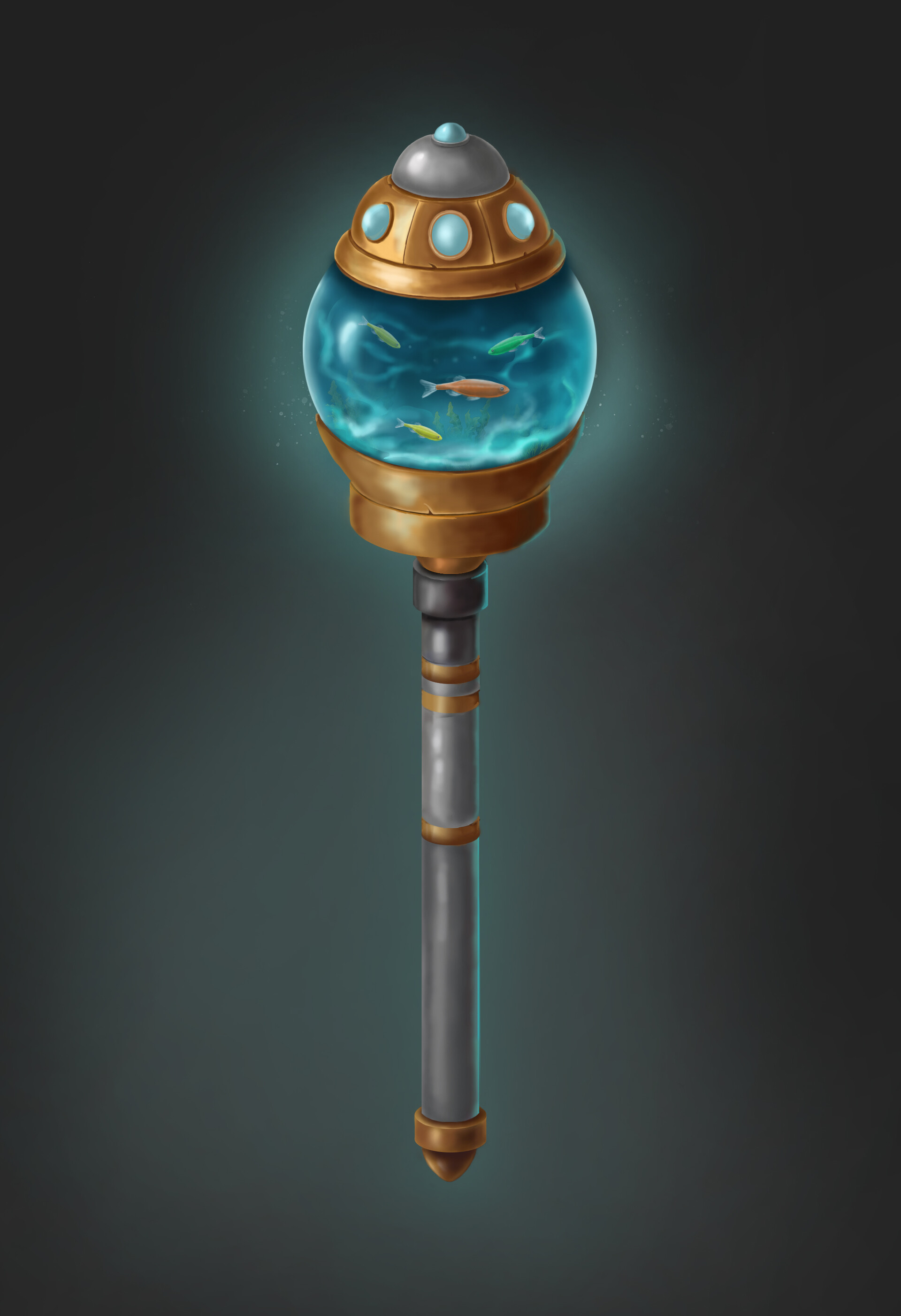 ArtStation - Cyan's fantastic underwater lantern