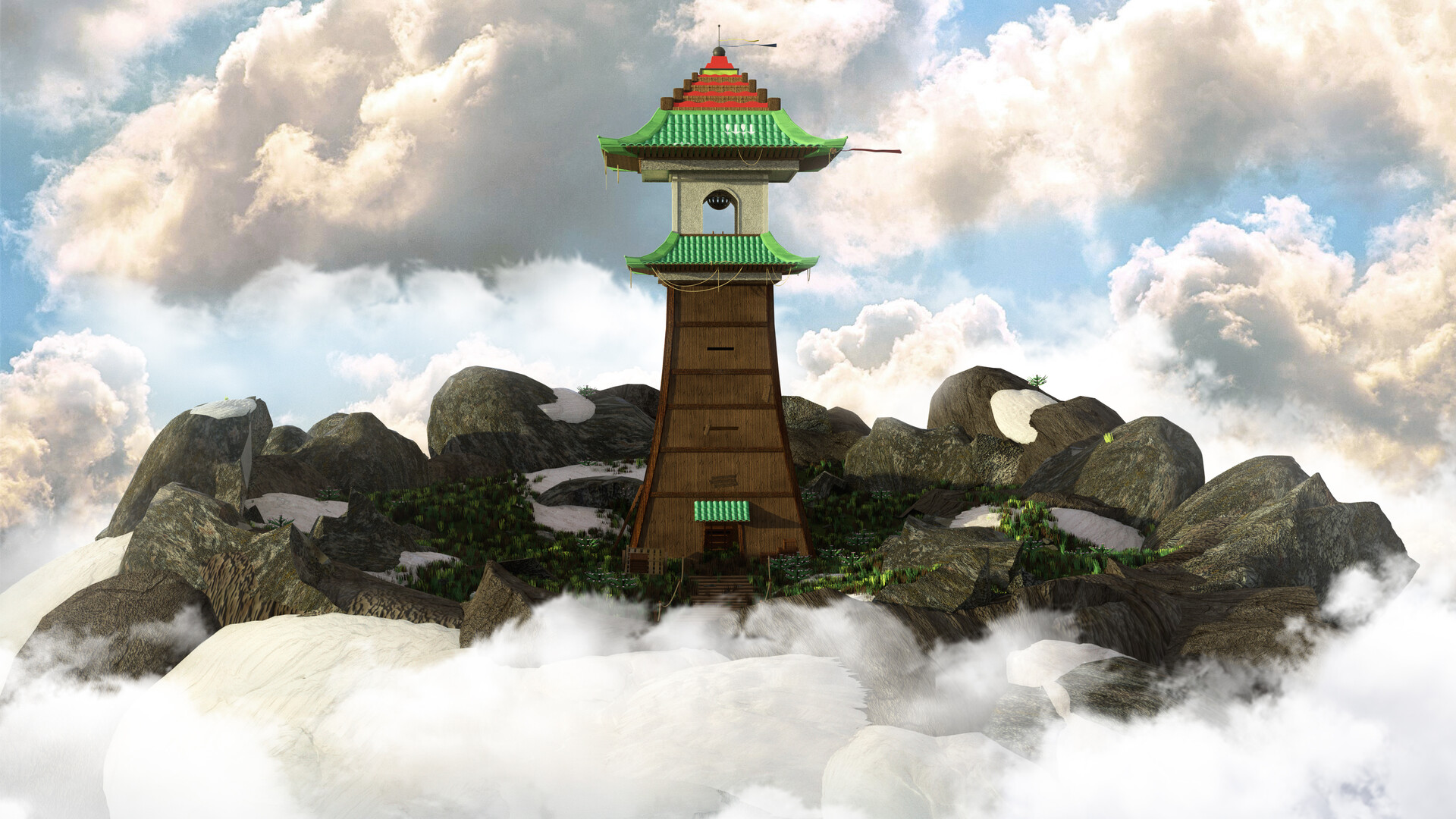 ArtStation - Japanese Lighthouse