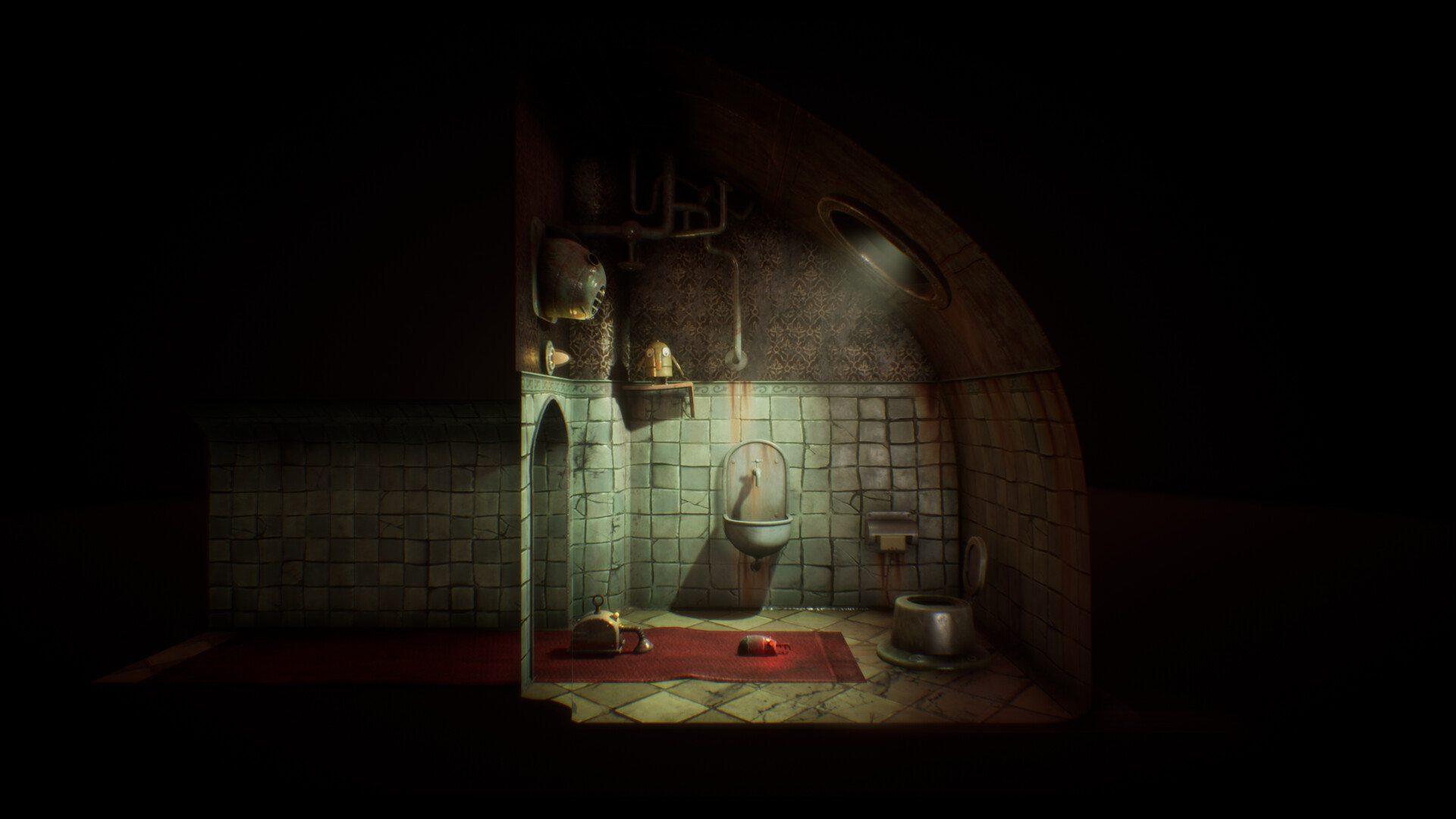 ArtStation - Foyer (Toilet) Machinarium [UE4]