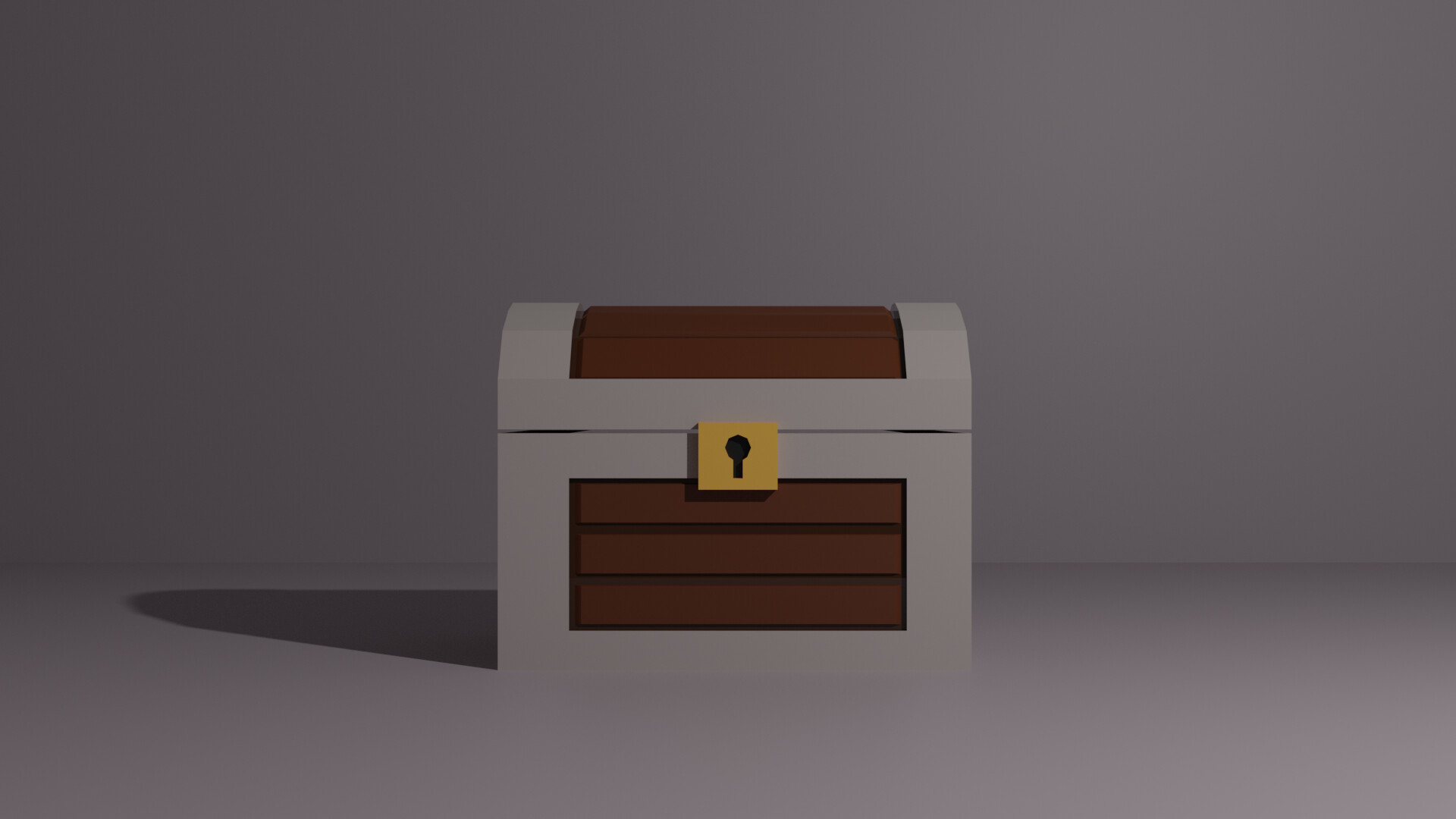 ArtStation - Treasure Chest [Low Poly, Tutorial]