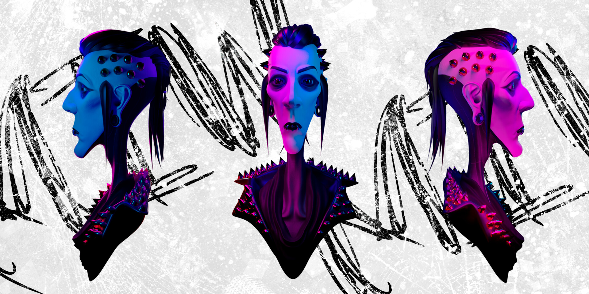 ArtStation - Chris Motionless Cartoon 3D Model