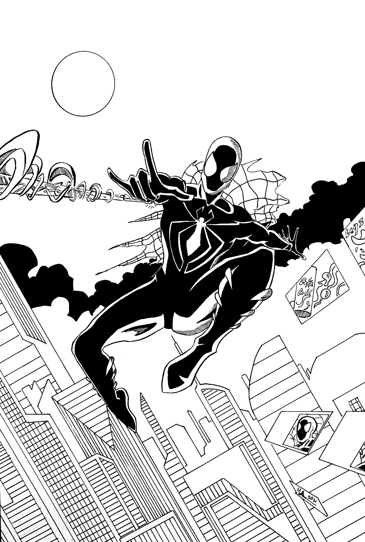 spider man unlimited coloring pages