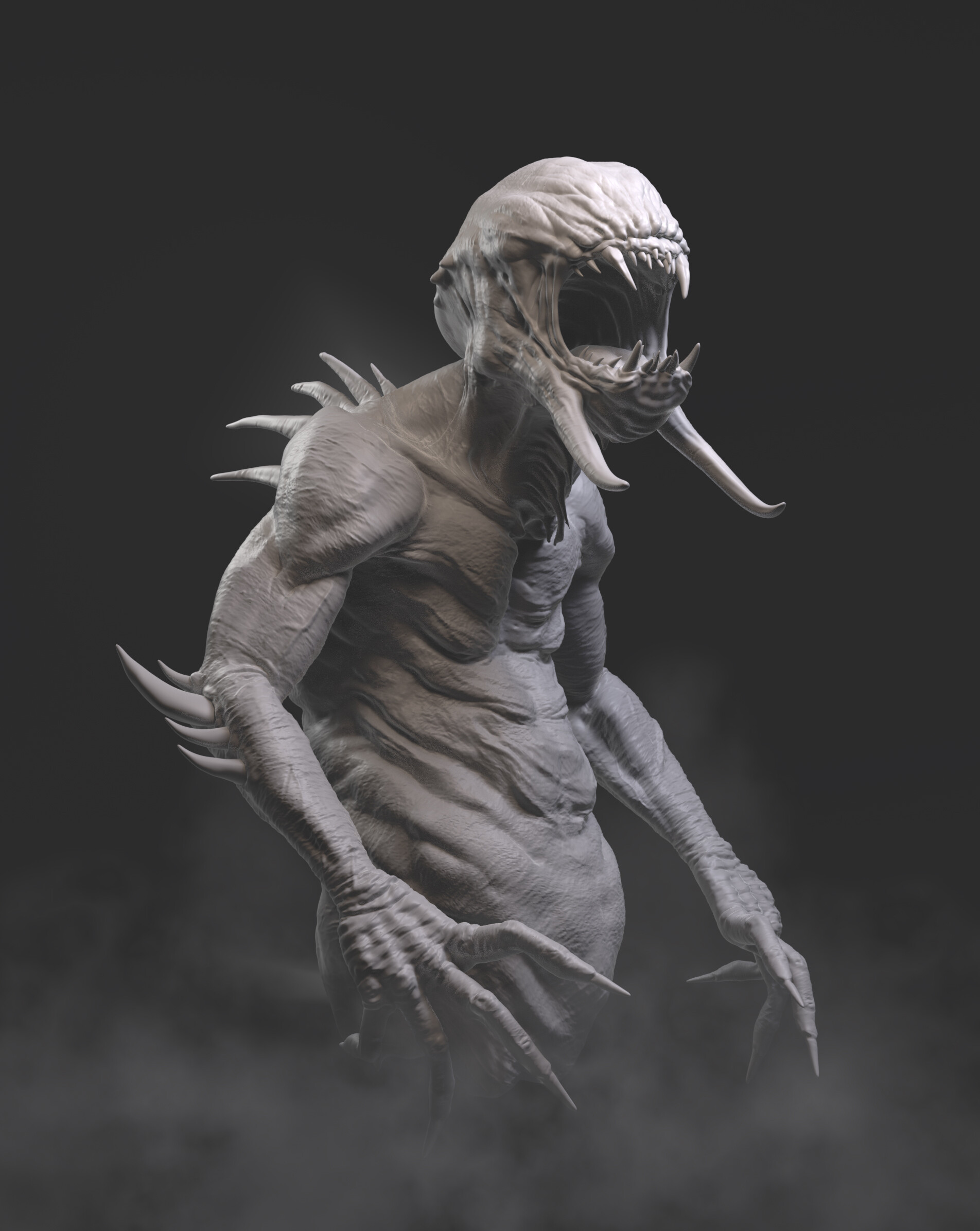ArtStation - The fog creature
