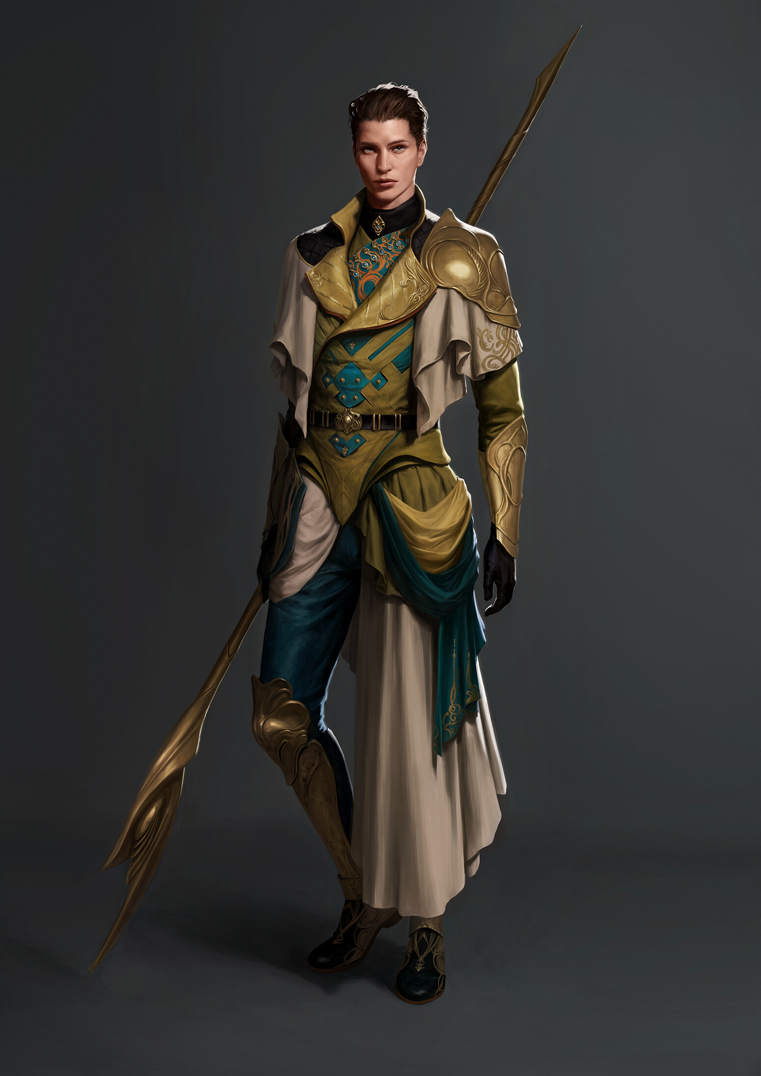 ArtStation - Male magician concept