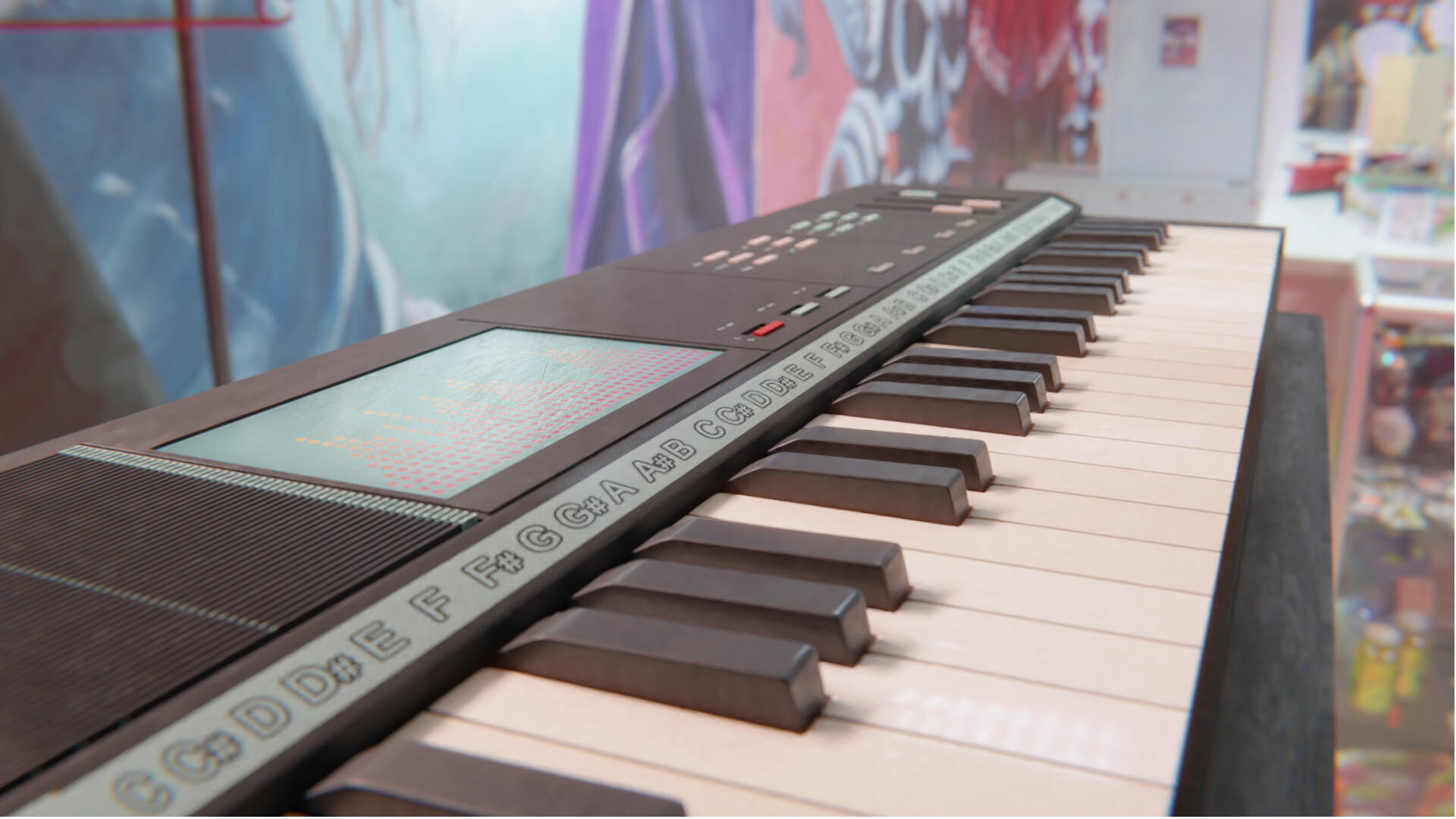 ArtStation - Old electric piano