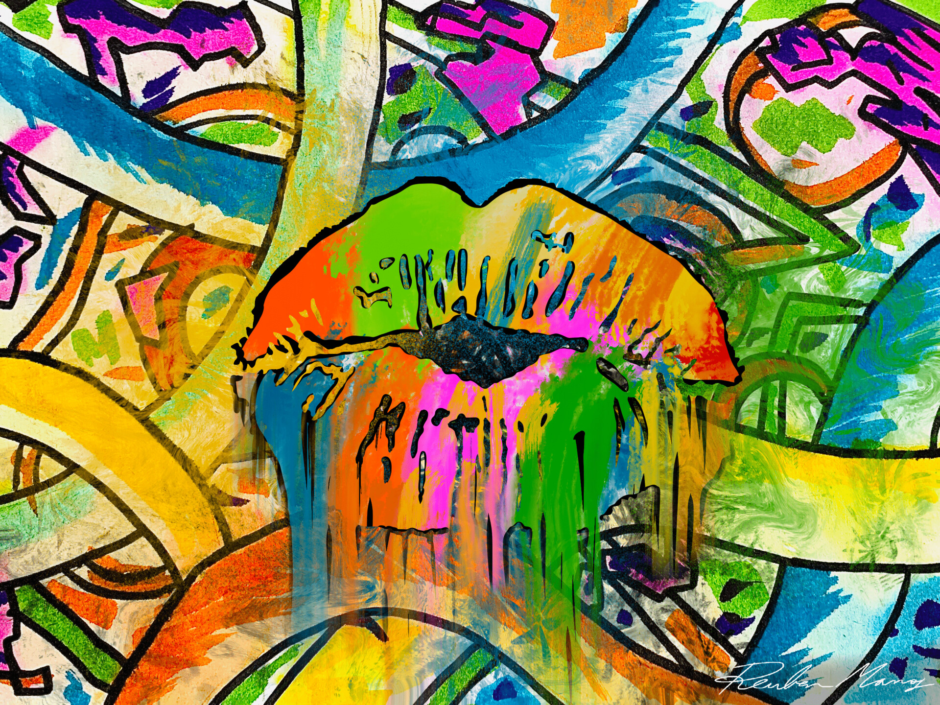 ArtStation - Abstract Lips