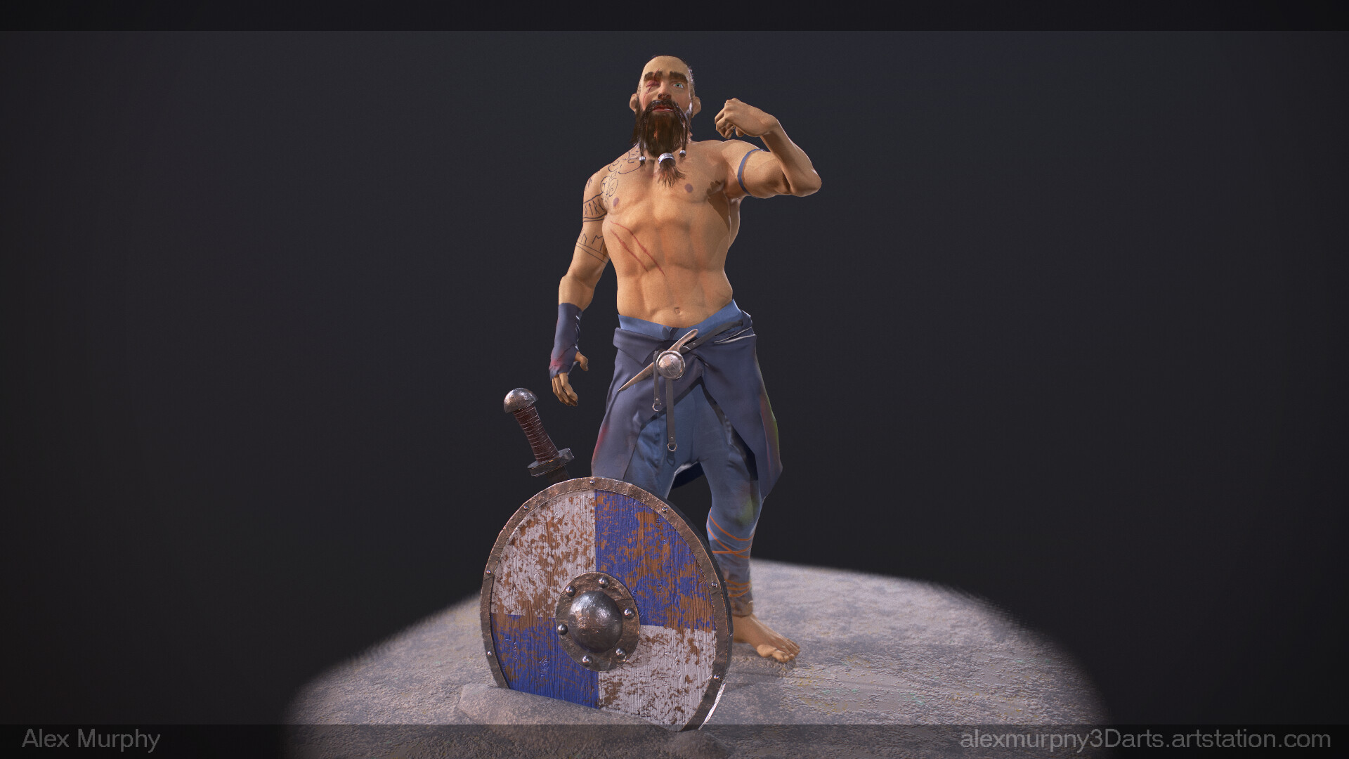 ArtStation - Viking Character - Finished, Alex Murphy