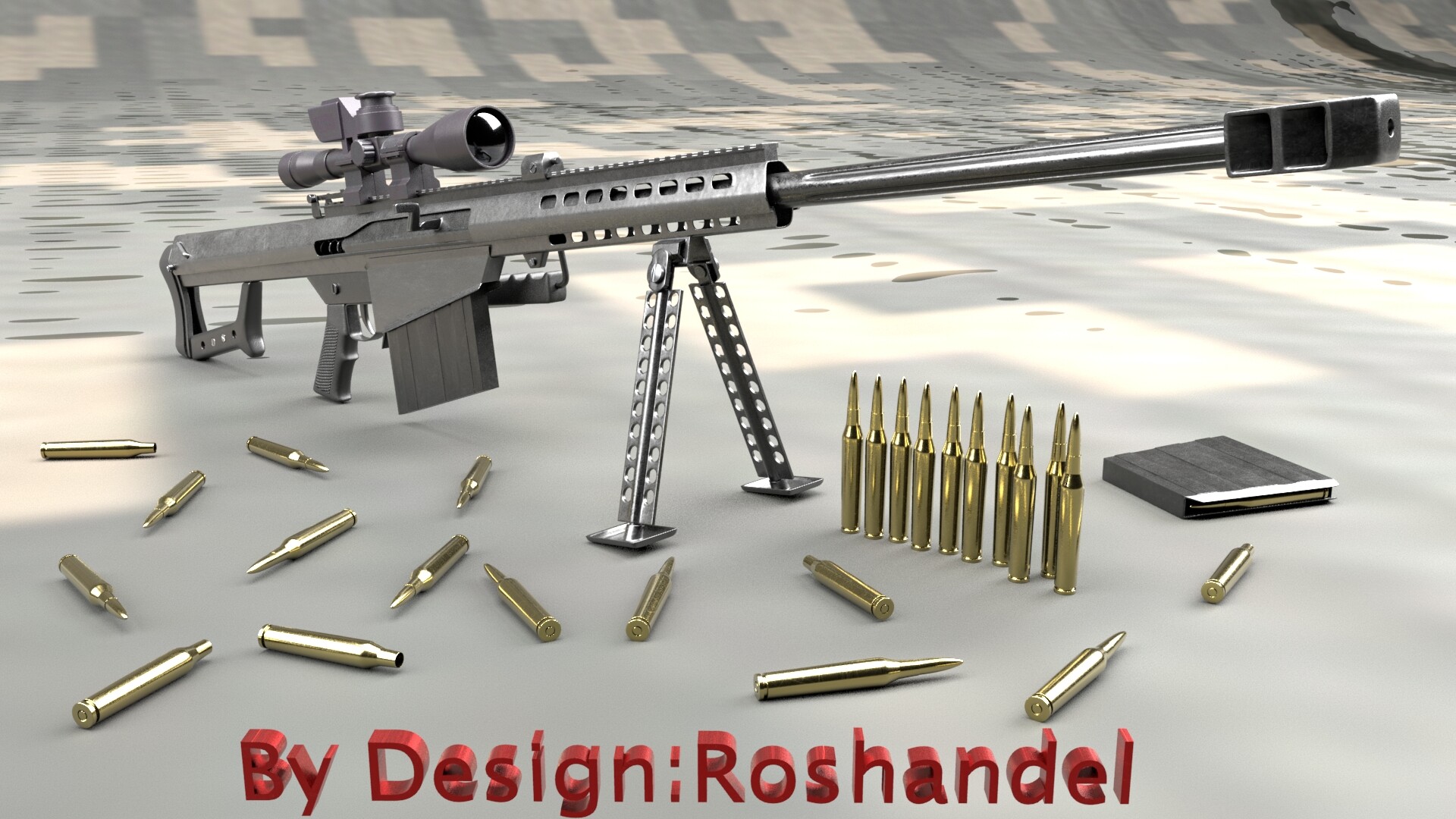 ArtStation - 3D Barrett M82 SNIPER