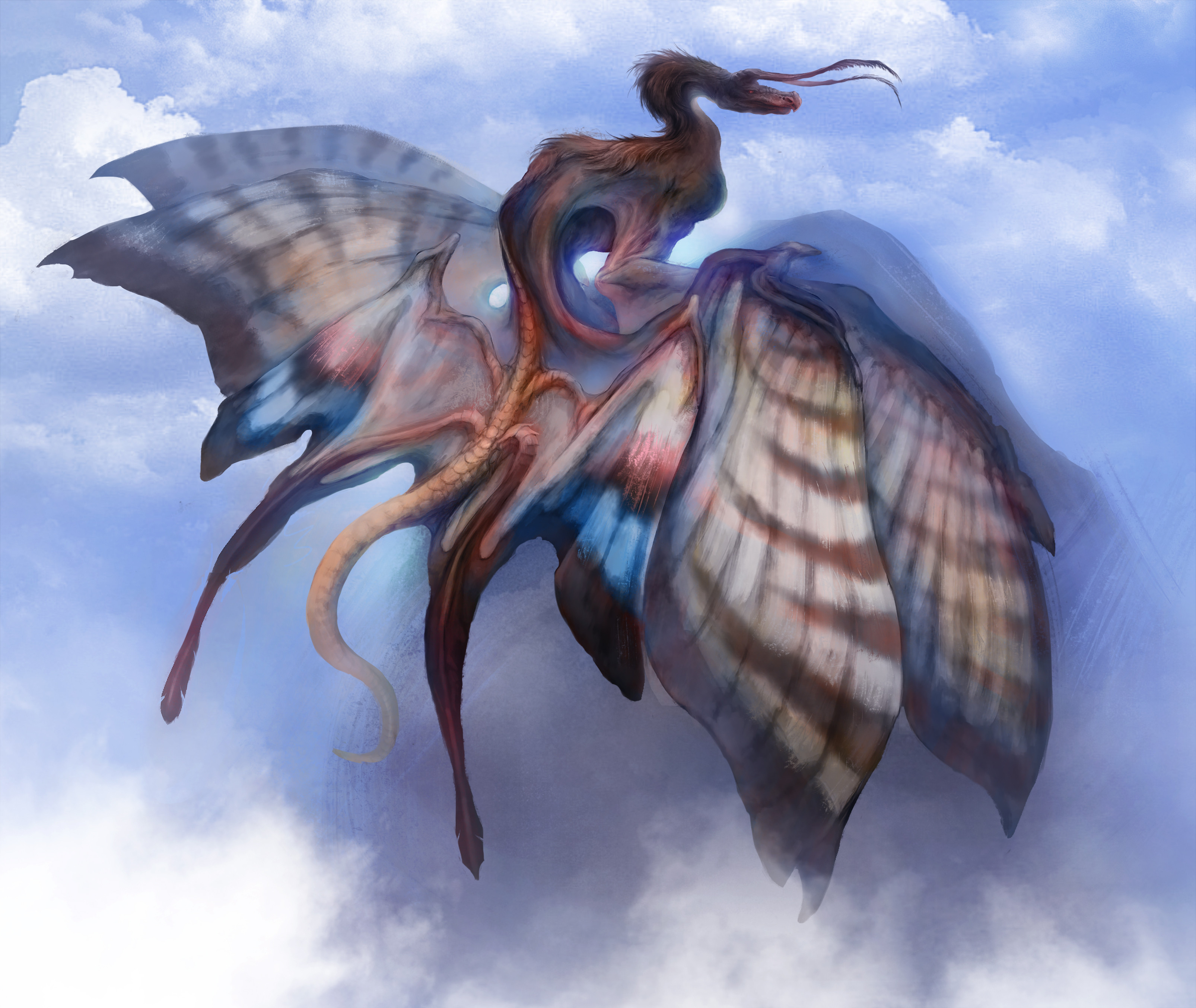 Blanka Sőre - Creatuanary Day - 11- Butterfly Dragon