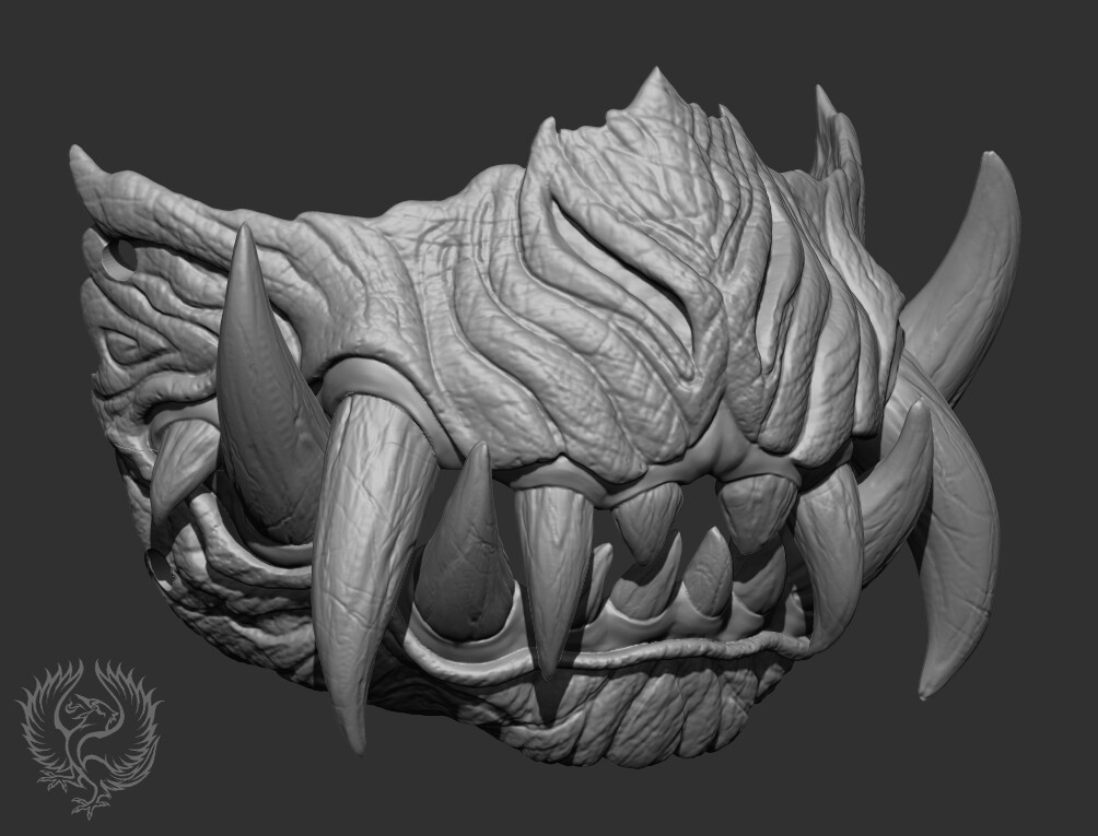 ArtStation - Odogaron mask