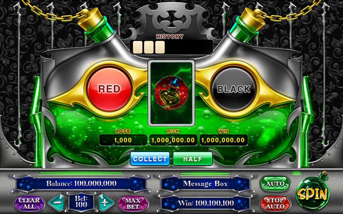 ArtStation - Gamble game as a slot machine level