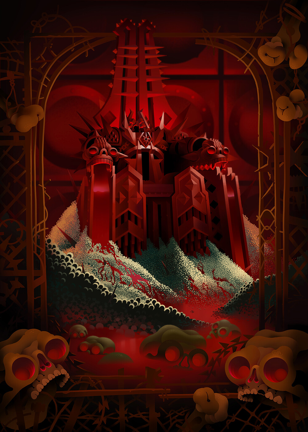 ArtStation - Blood for the Blood Throne