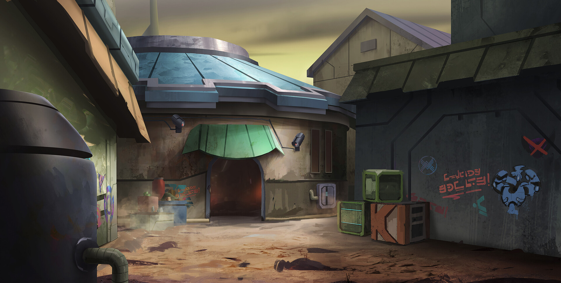 ArtStation - Netflix Animation Environment Designs 01