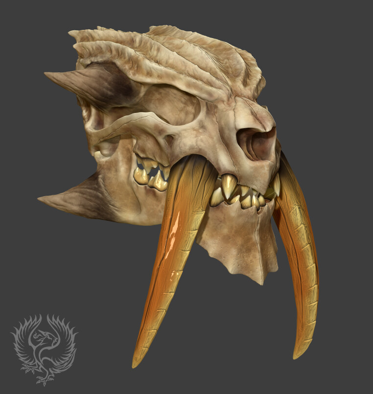 Alizé Mahais - Barioth skull