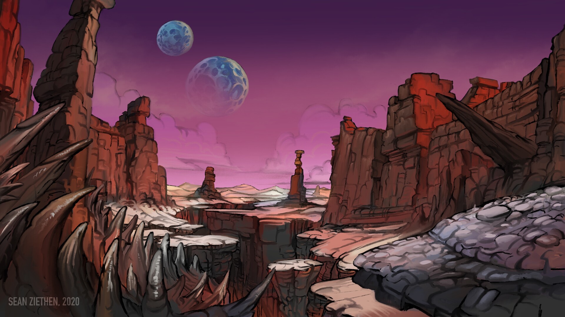 ArtStation - Epic Desert Planet