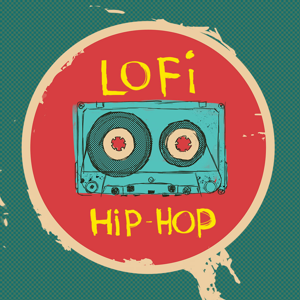 ArtStation - "Lo Fi" Hip-Hop Music Cover Artwork