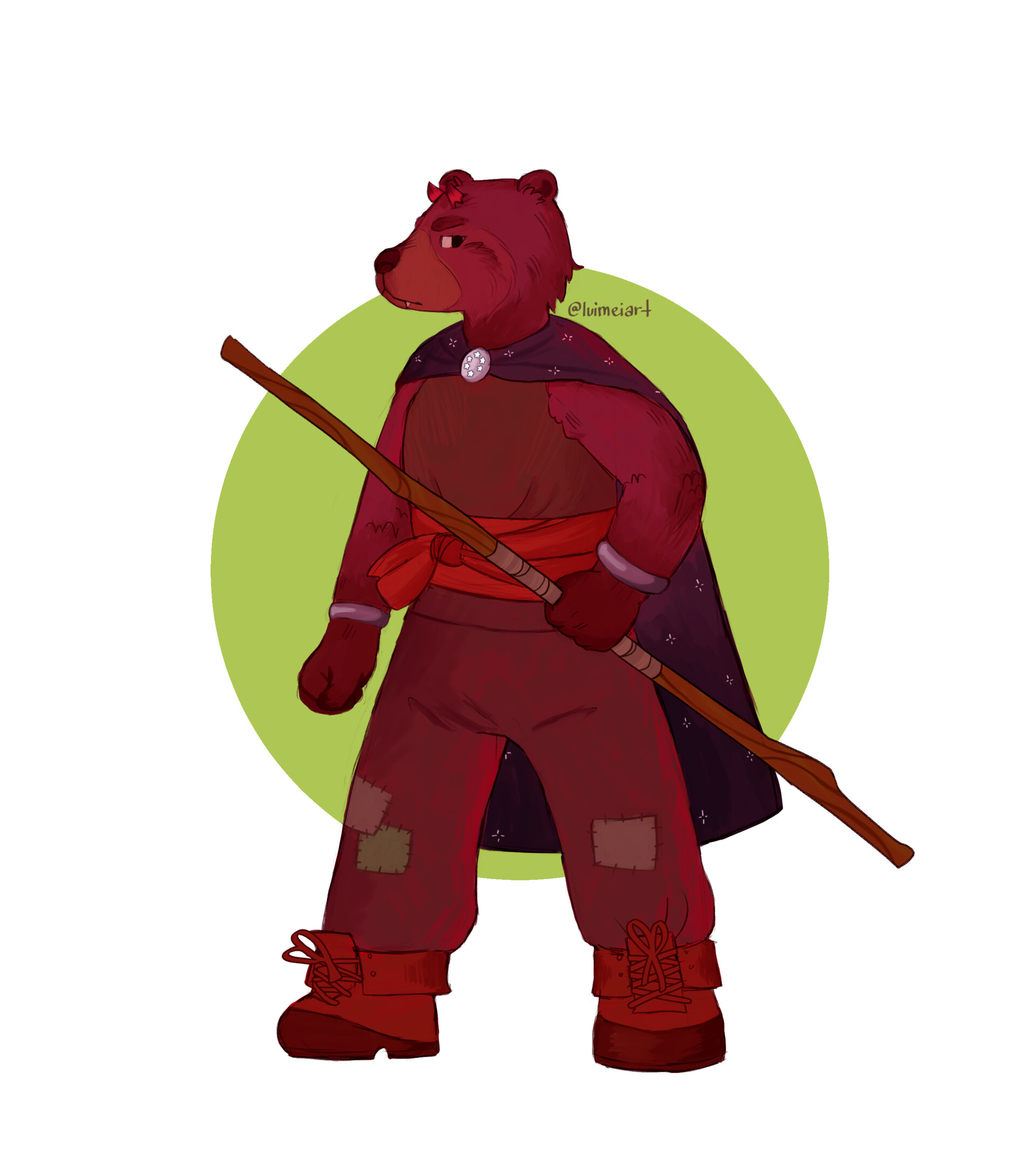 ArtStation - Aysha (Half-bear form) - DnD Character