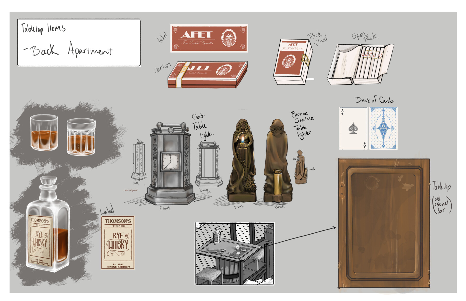 ArtStation - Some cool vintage props