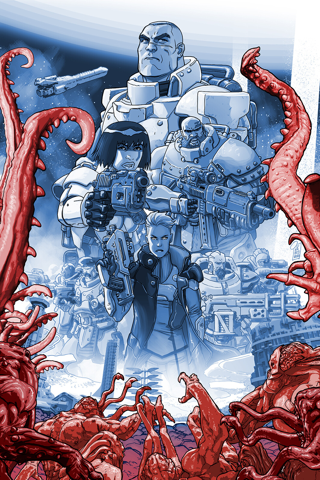 ArtStation - Zombicide Invader comic book, Giancarlo Olivares