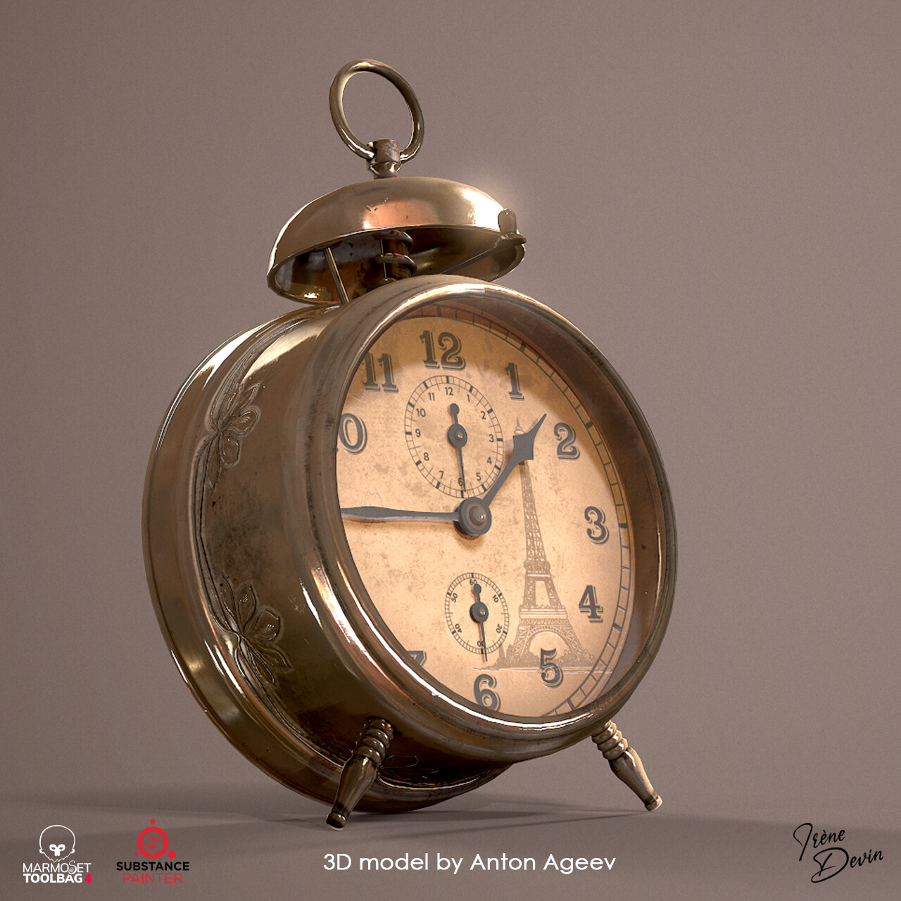 ArtStation - Alarm clock