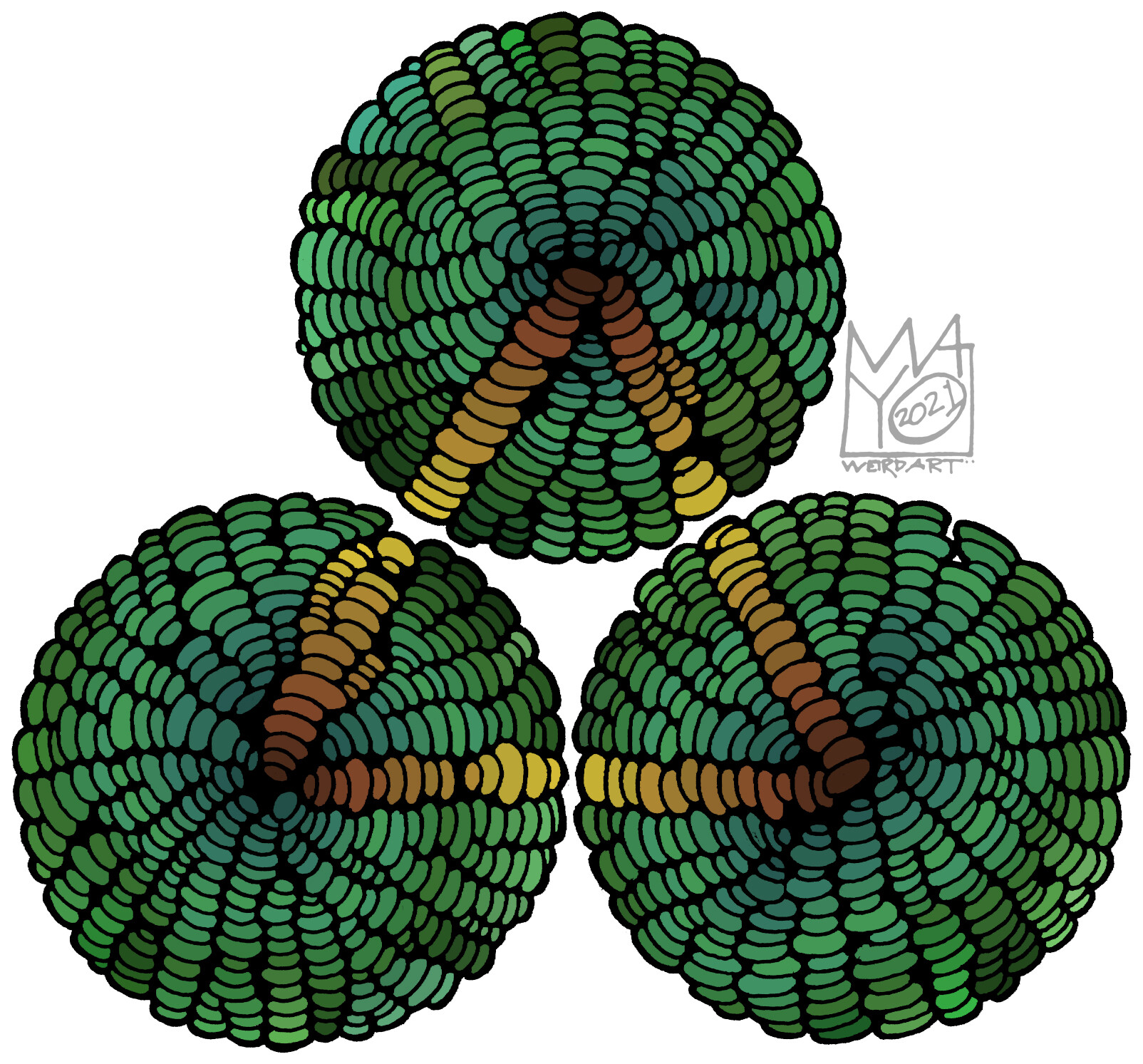 ArtStation - three weird circles