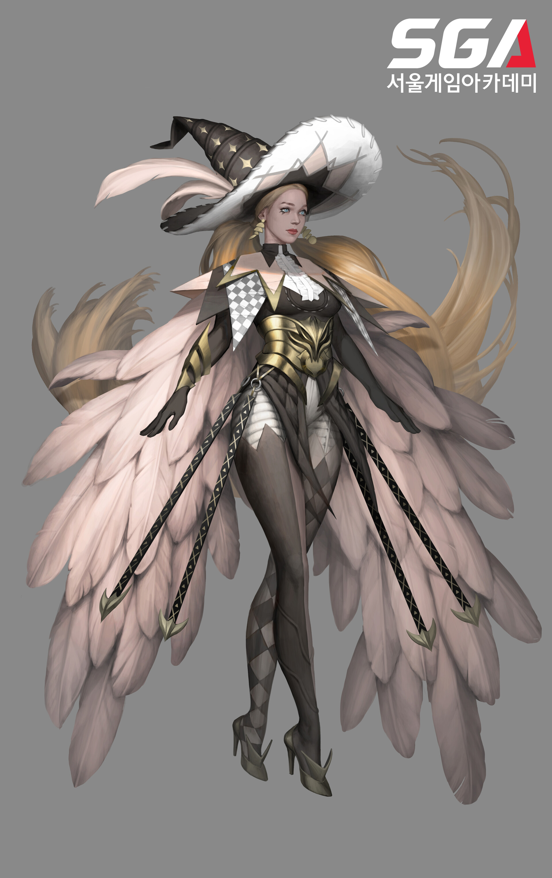 ArtStation - SGA_캐릭터 일러스트 학생작품