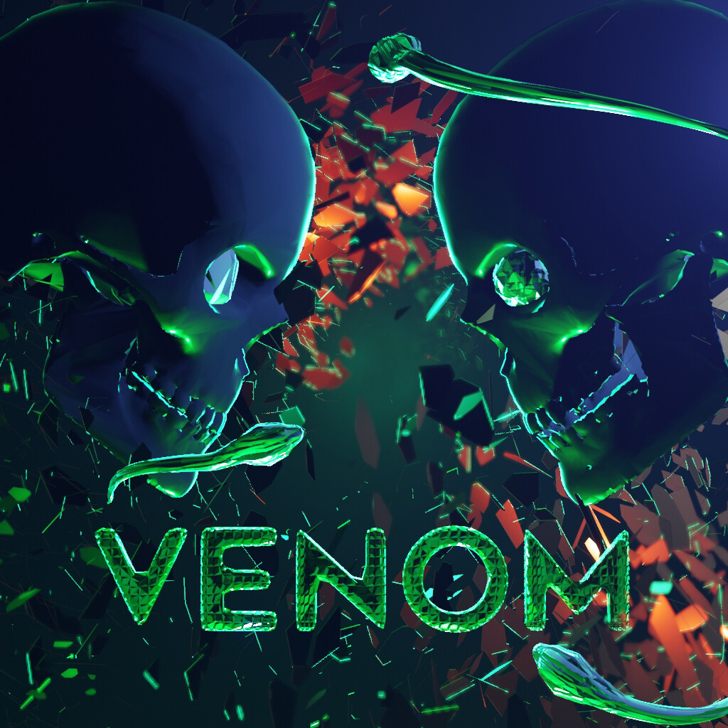 ArtStation - "Venom" Animated Trap Music Cover Artwork