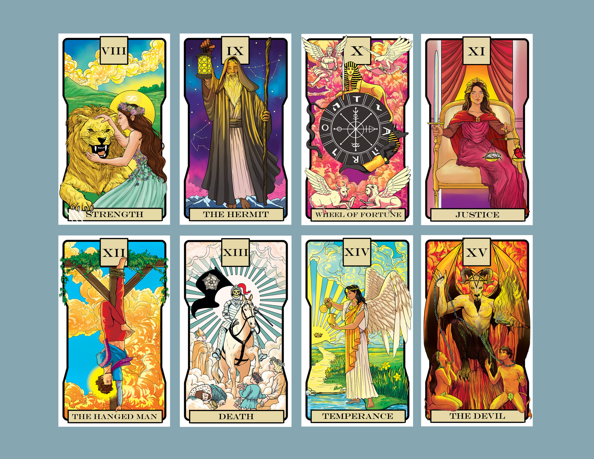 Jade Lianko - Re-Illustrating the Rider-Waite Deck: Major Arcana