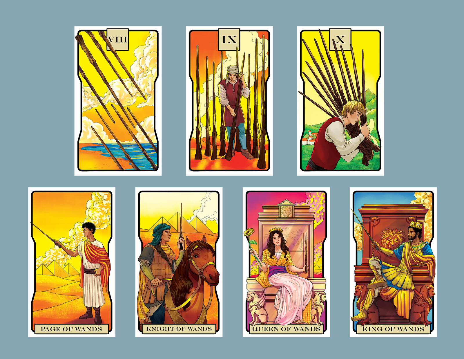 Jade Lianko - Re-Illustrating the Rider-Waite Deck: Minor Arcana
