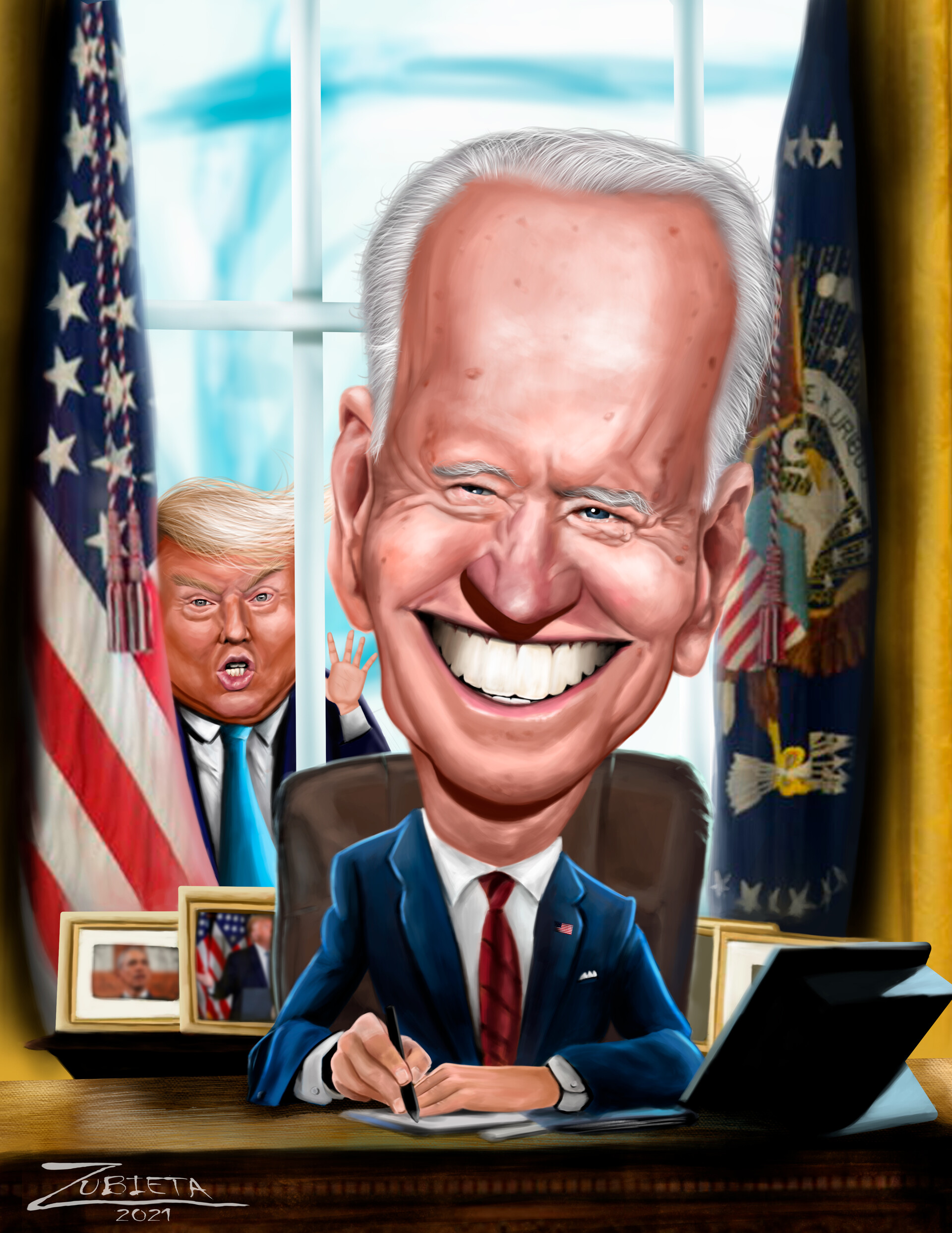 ArtStation - Joe Biden new president