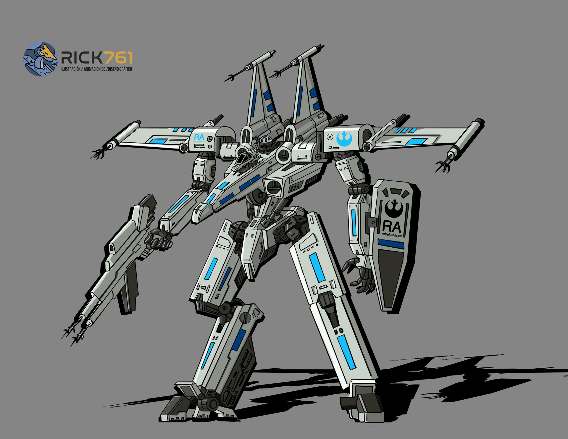 how to draw mecha wings