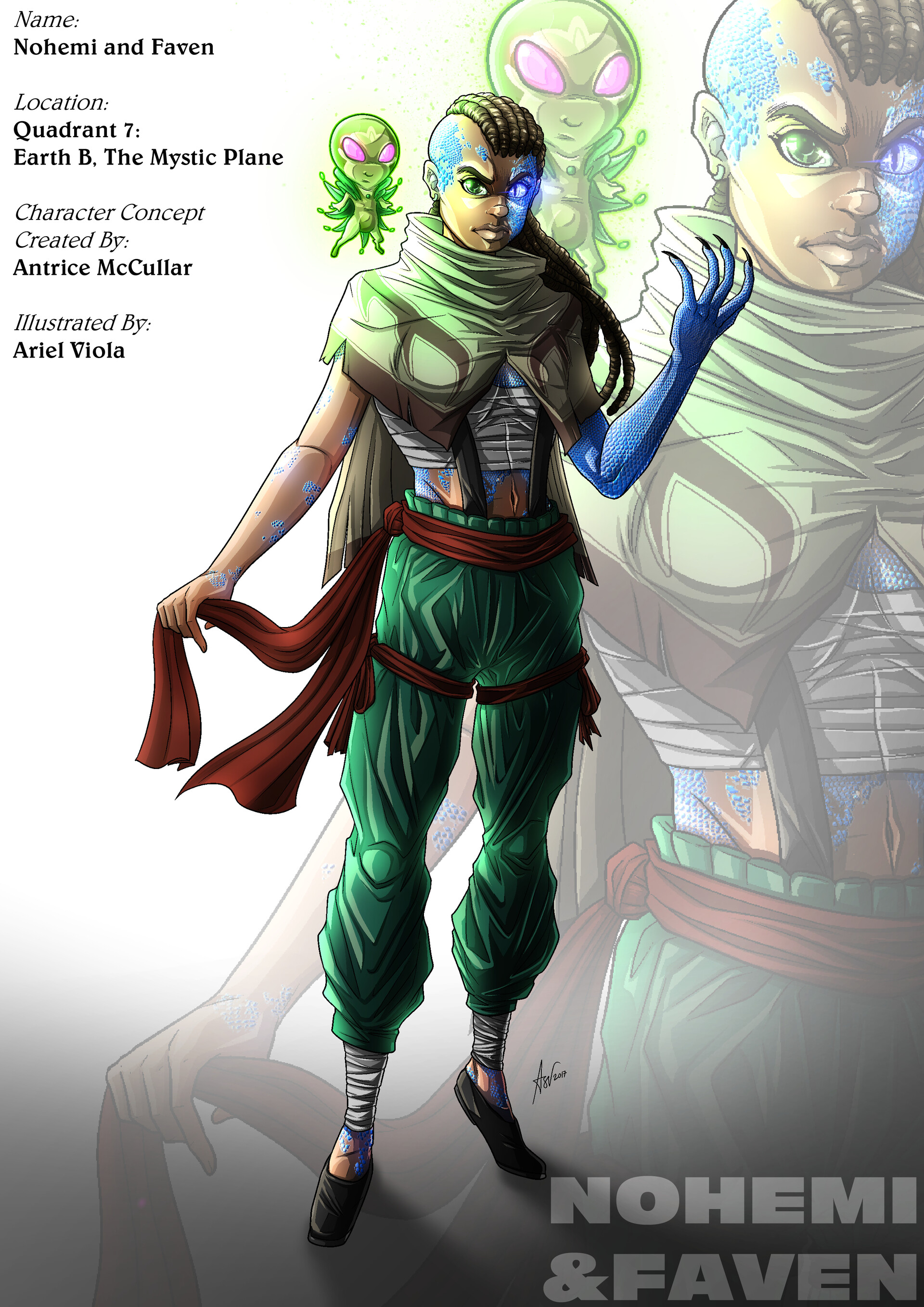 ArtStation - Nohemi and Faven (for client)