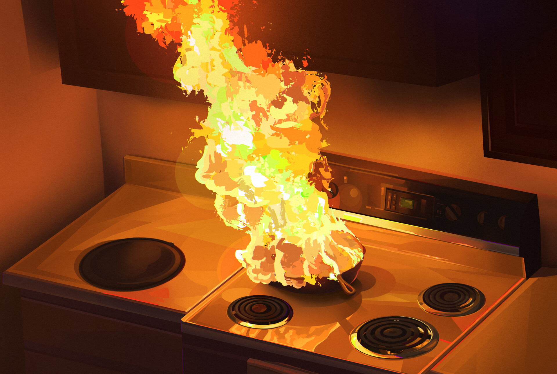 ArtStation - Fire studies.