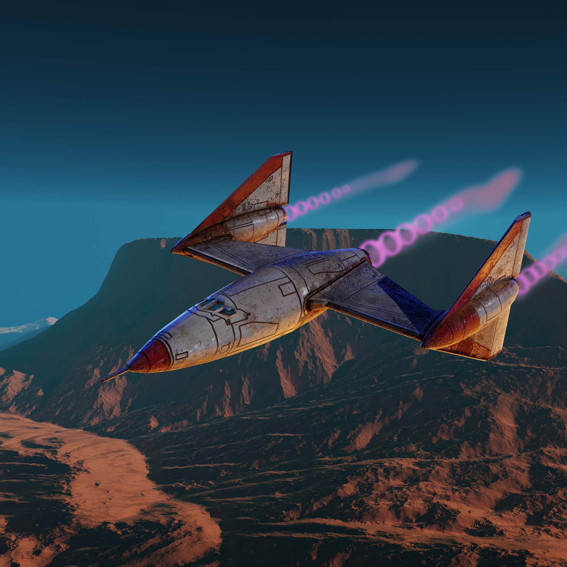 ArtStation - Retro Spaceplane