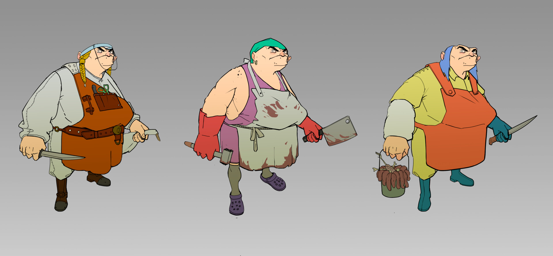 ArtStation - Olga The Mad Butcher