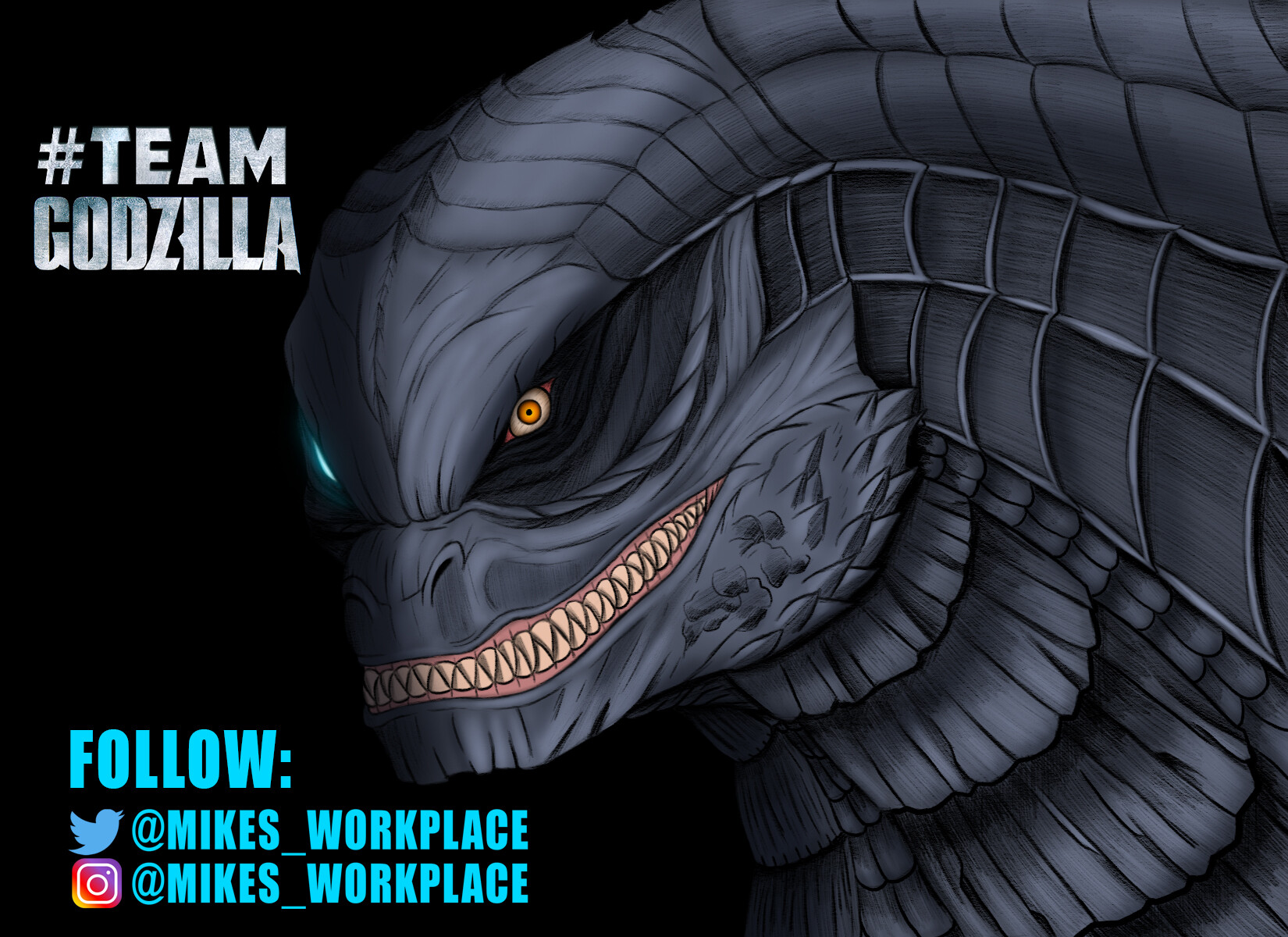 mikes_ workplace - #TeamGodzilla Godzilla vs Kong (Attack on Titan Style)