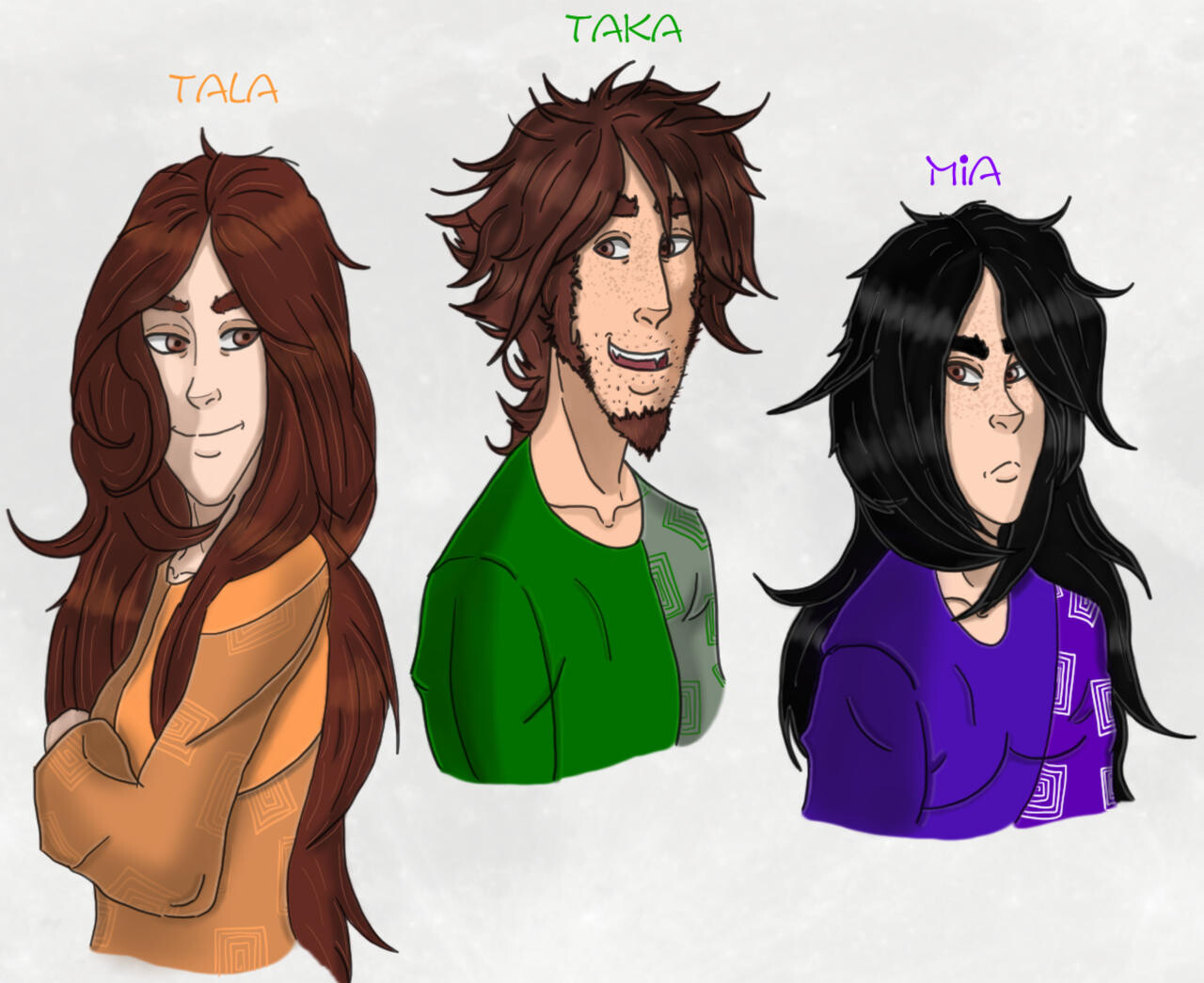 ArtStation - Character design of the Werewolf Siblings