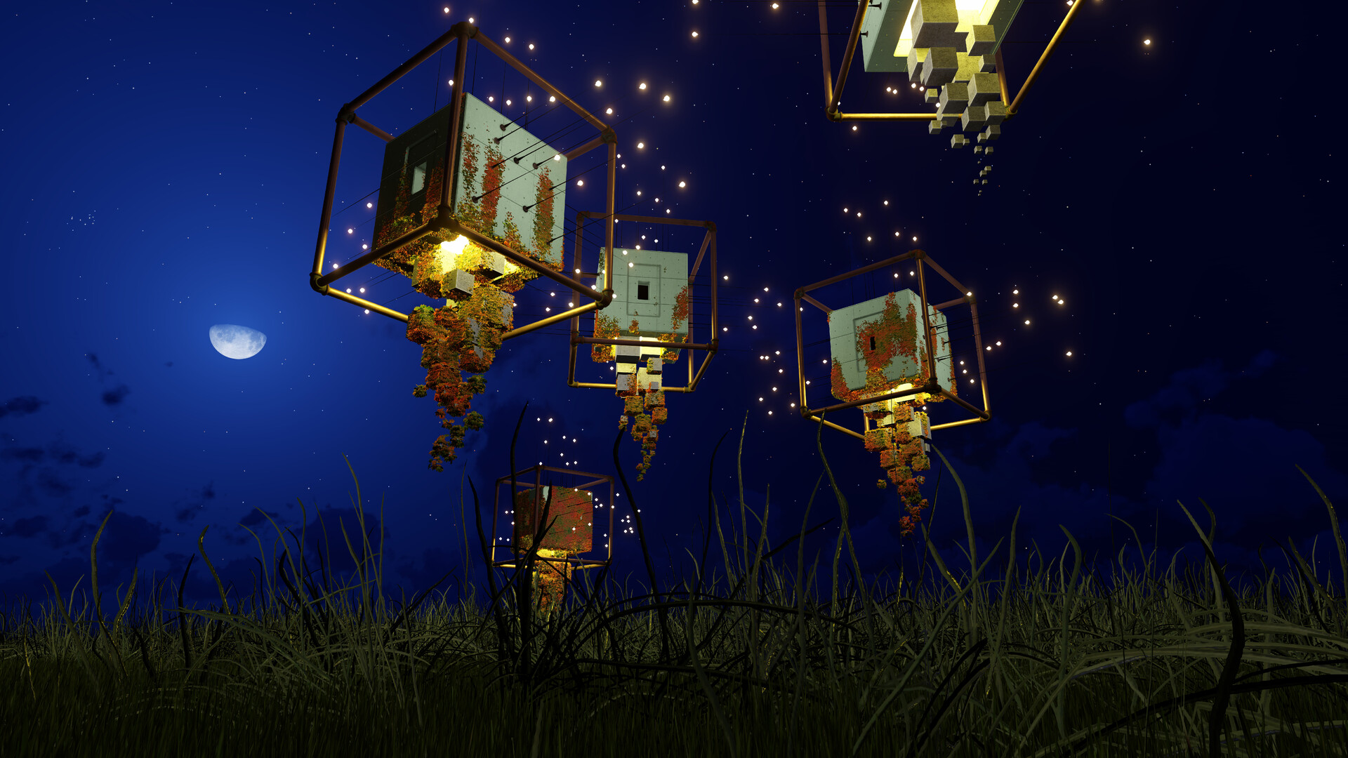 ArtStation - Mysterious Cubes