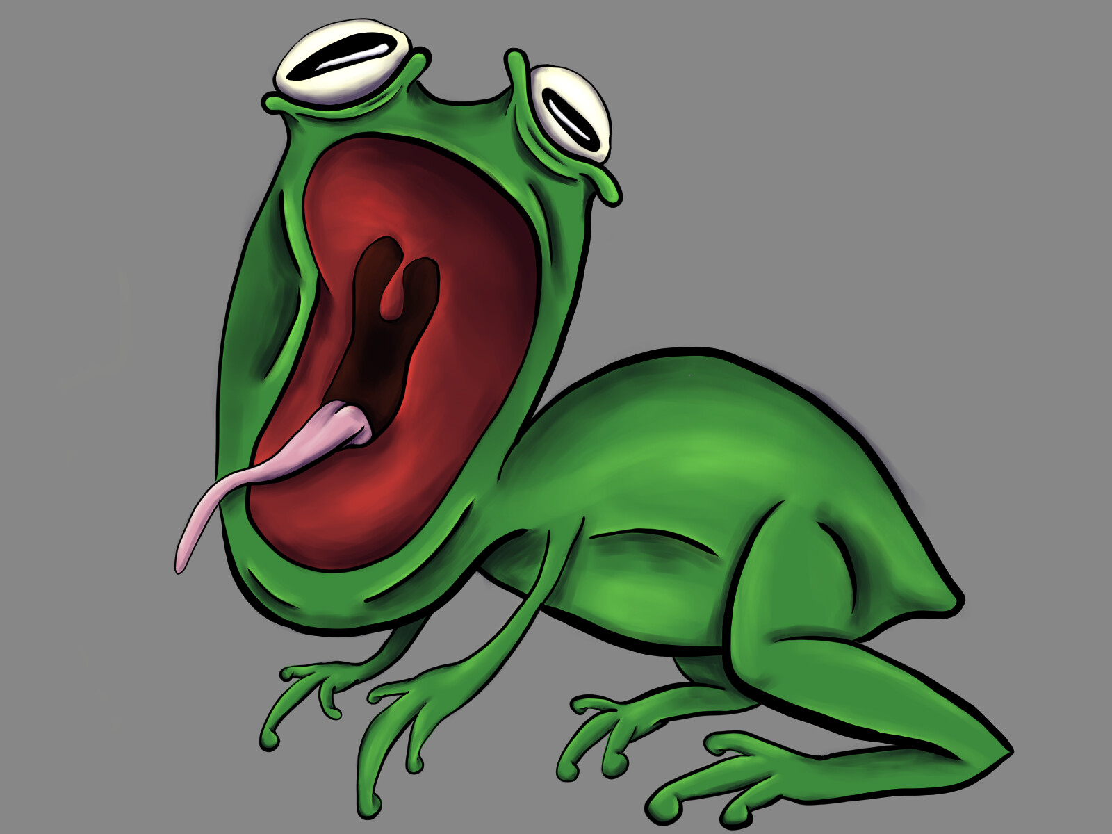 ArtStation - Frog Friend