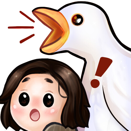 ArtStation - goose! twitch emote
