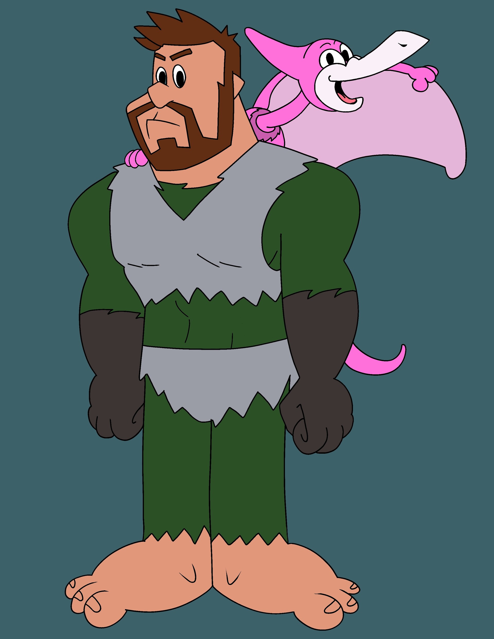 ArtStation - Cartoon Style Exploration 4: The Flinstones