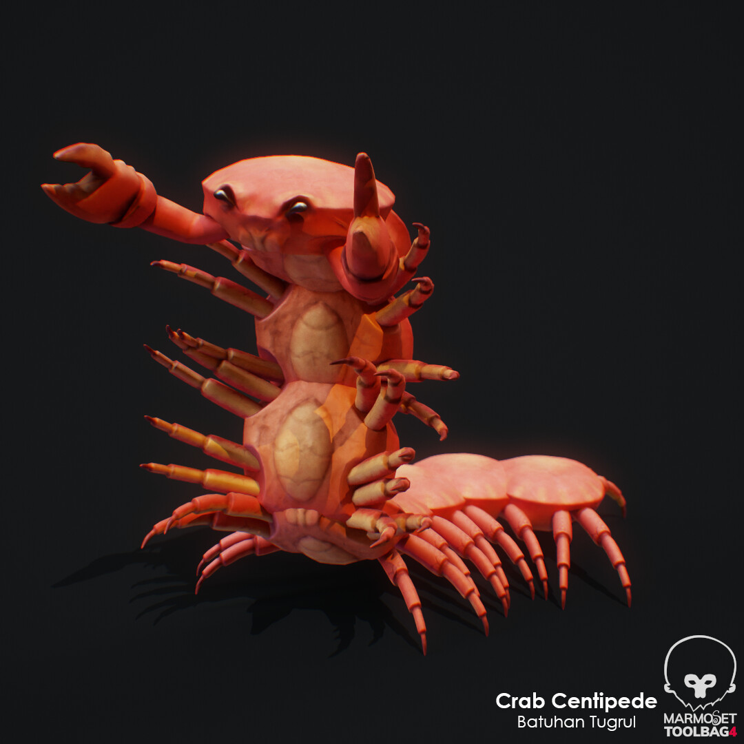 sketchfab centipede