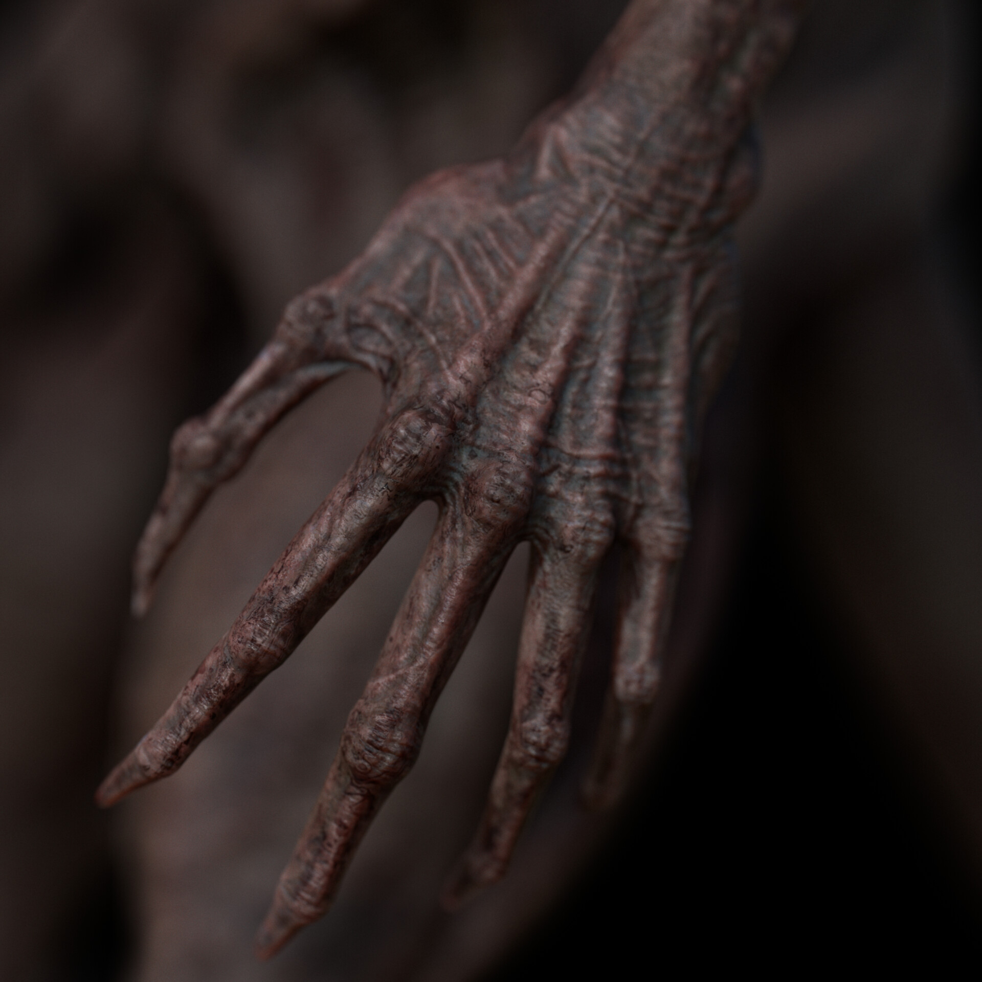 ArtStation - Creature Hand (WIP)