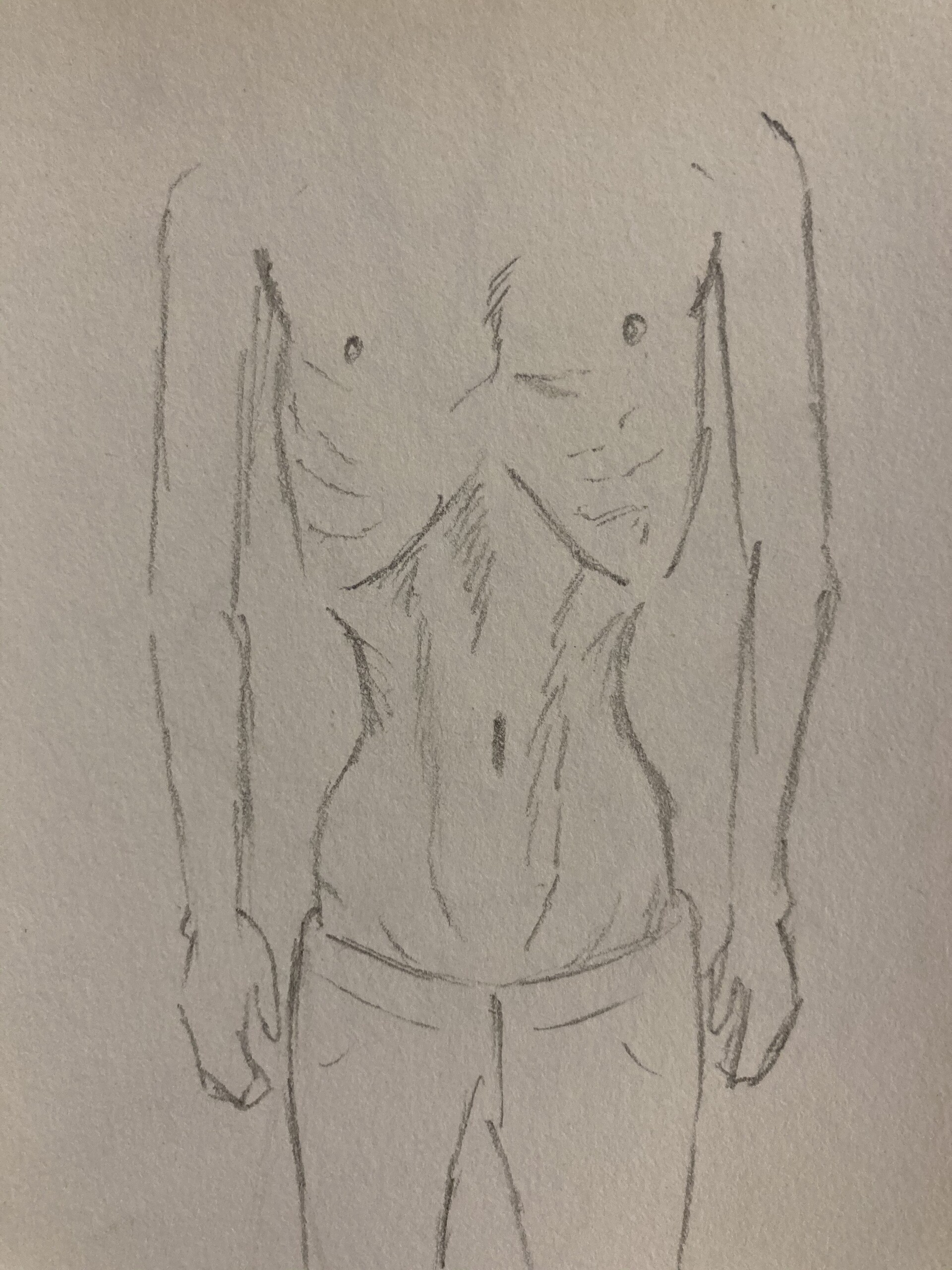 anorexia drawing easy